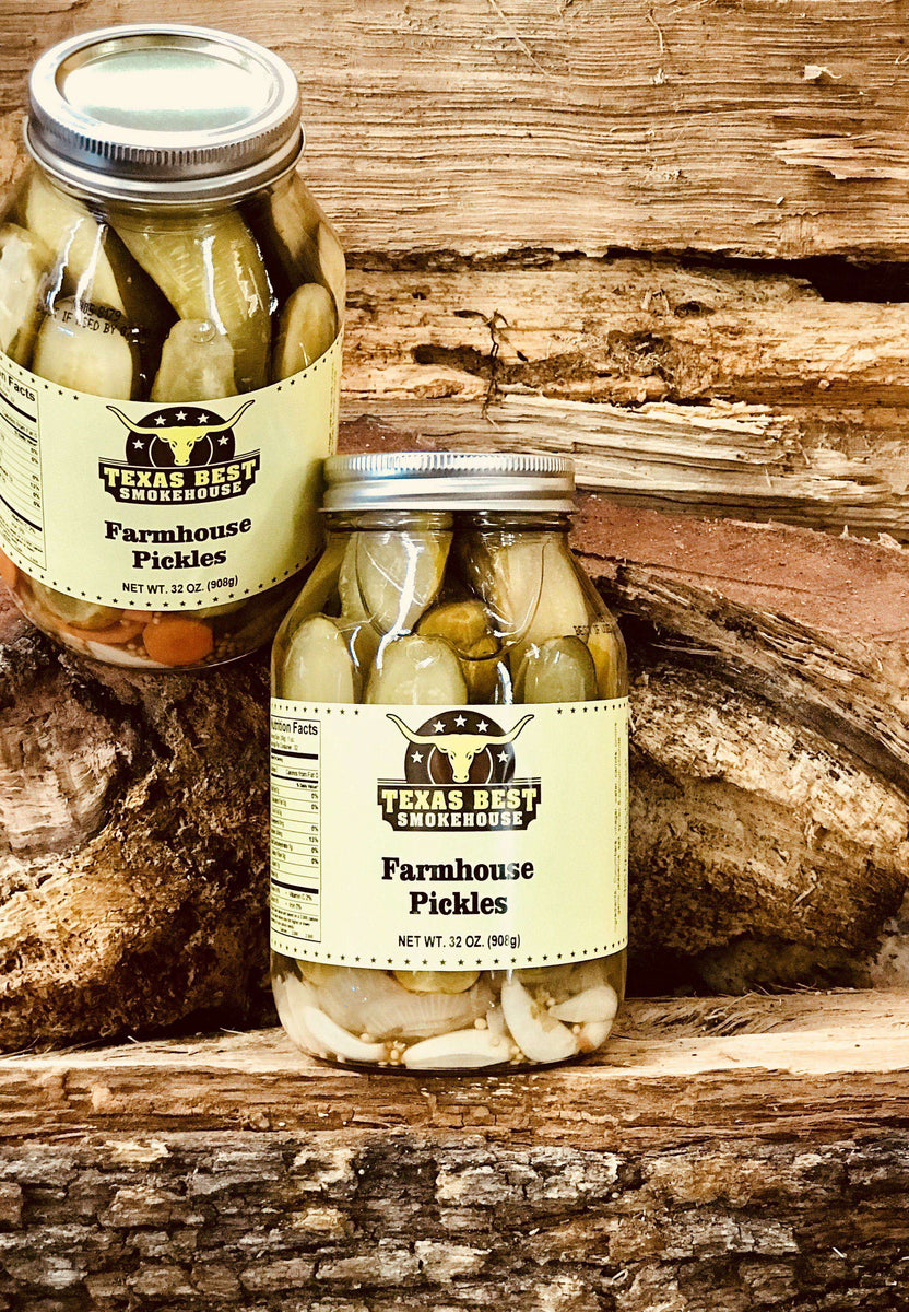 Texas Best Farmhouse Pickles 32oz – TexasBestShop